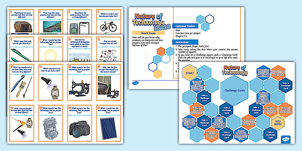 Nature of Technology Advanced Board Game (teacher made)