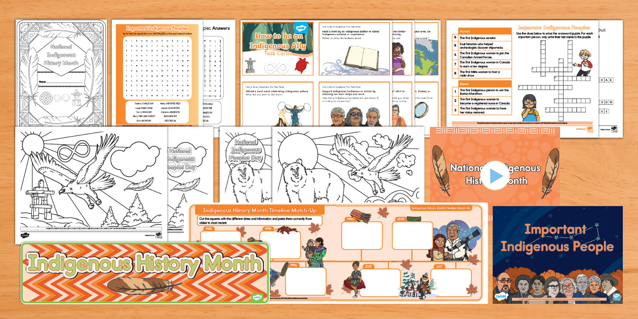 National Indigenous History Month Primary Activity Pack