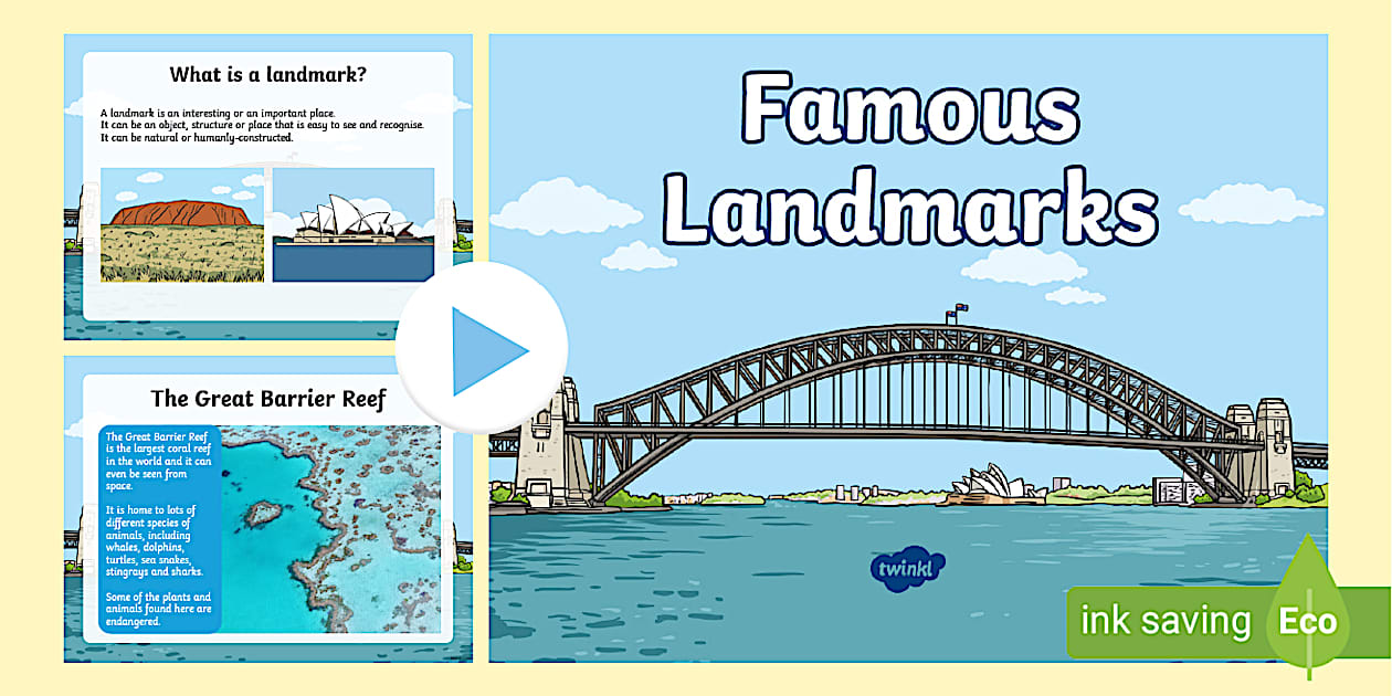 Australia's Famous Landmarks PowerPoint | Teaching Resource
