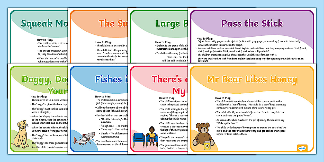 Circle Time Activity Card Resource Pack (teacher made)