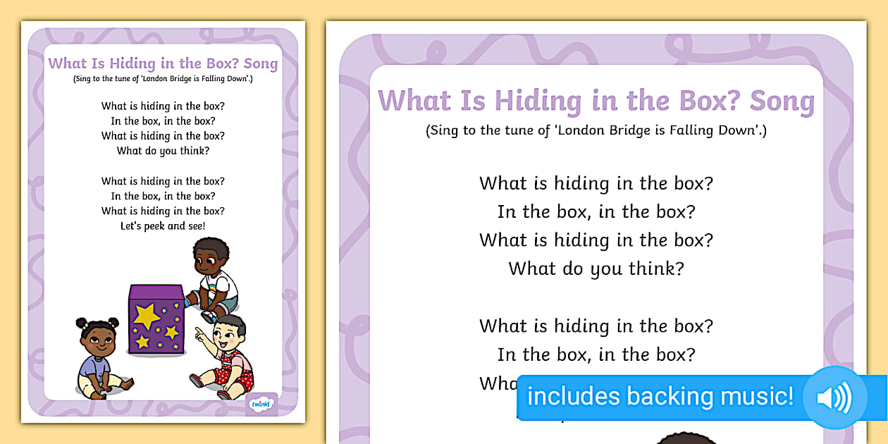 What Is Hiding in the Box? Song | Twinkl - Twinkl