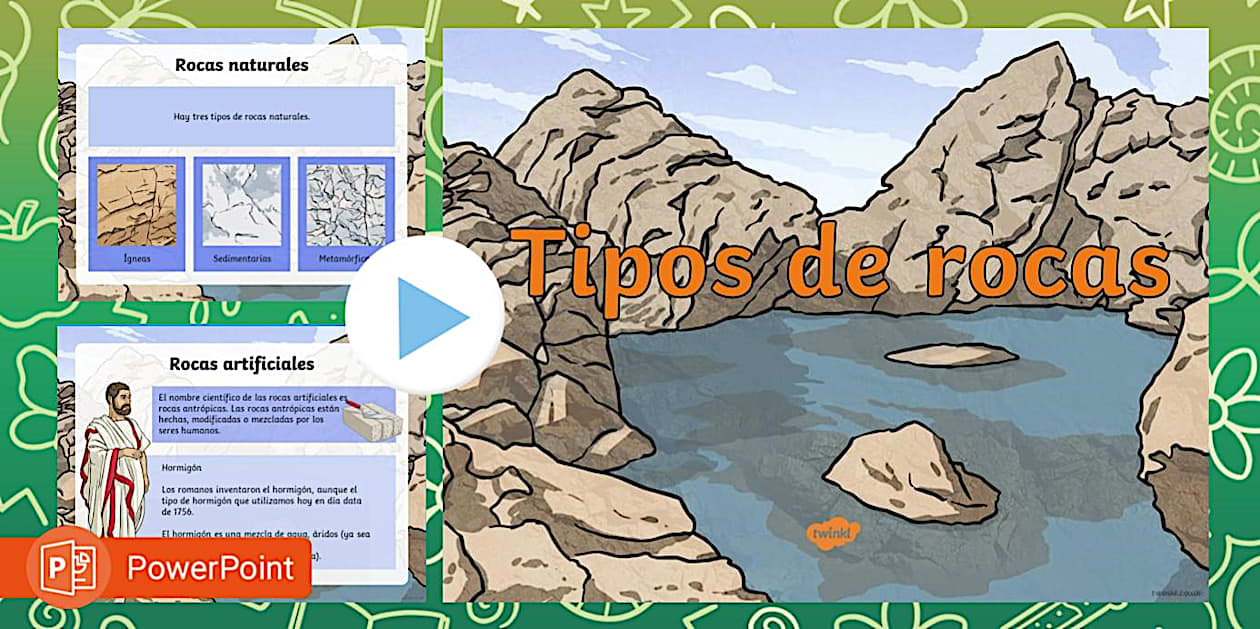 Presentación: Tipos de rocas (teacher made) - Twinkl