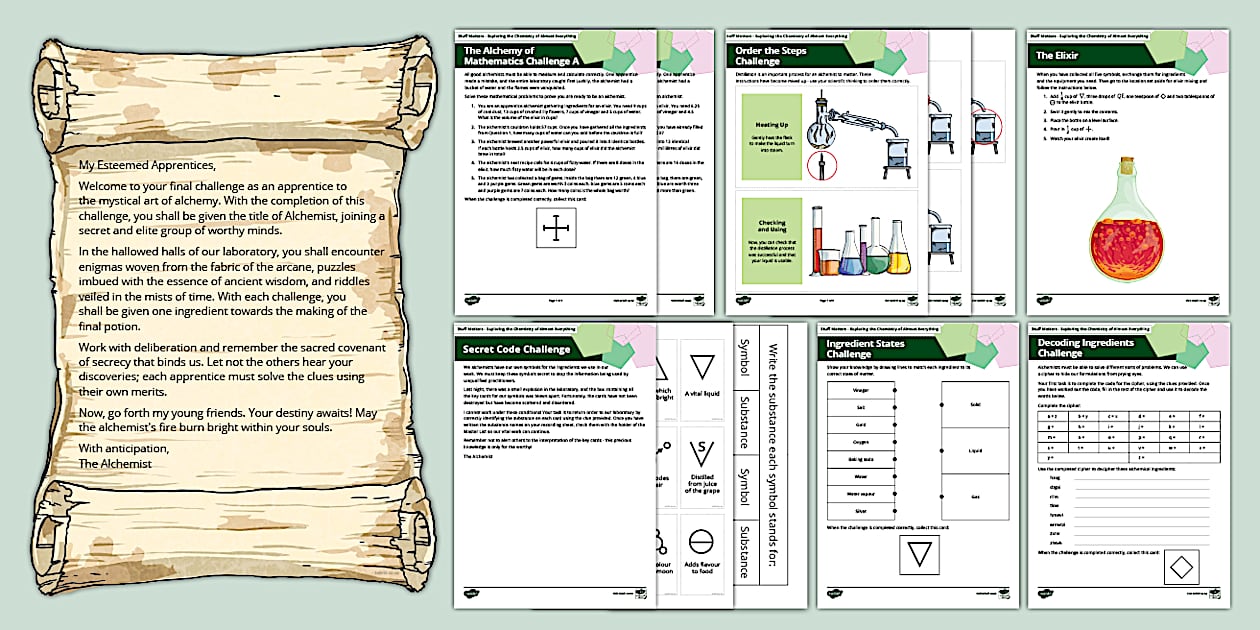 Alchemy Quest: The Final Elixir (Escape Room Game) - Twinkl