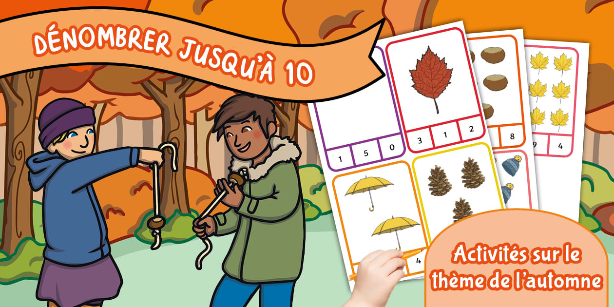 Atelier CAP : Dénombrement jusqu'à 10 - Automne