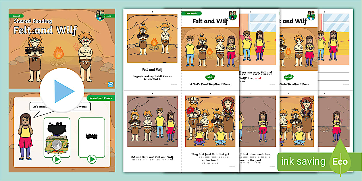 CVCC Words Phonics Lesson Pack - Level 4 Week 1 Lesson 5