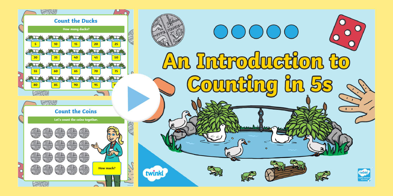 An Introduction to Counting in 5s PowerPoint (teacher made)