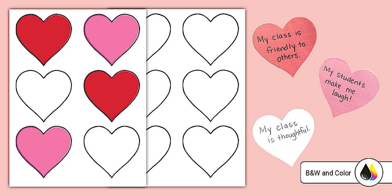Printable I Love My Class Cutouts | Twinkl USA - Twinkl
