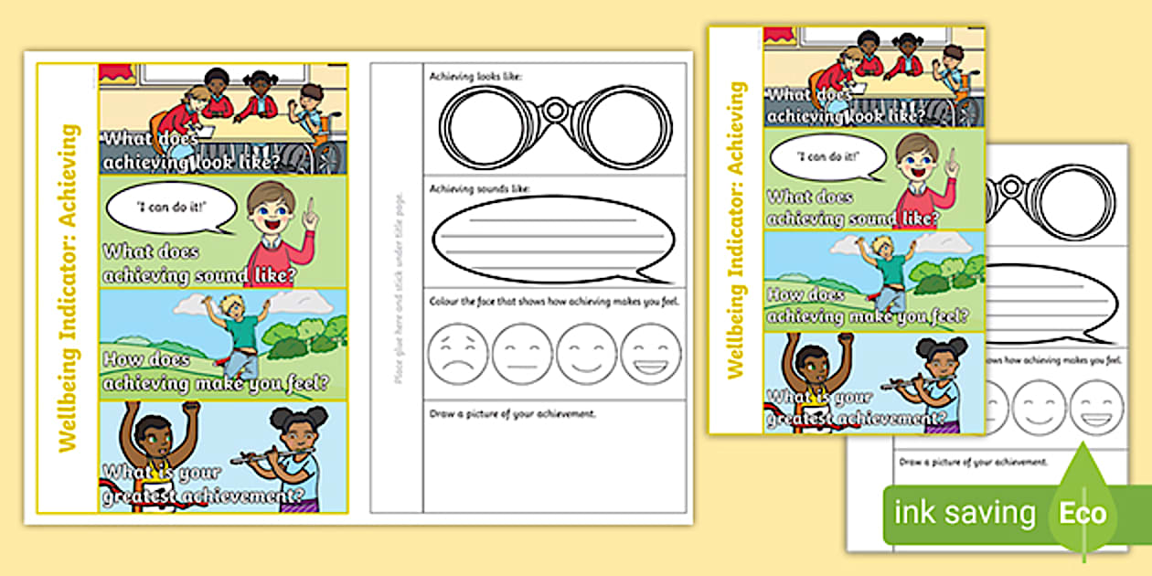 First Level Wellbeing Indicator Achieving Flap Activity