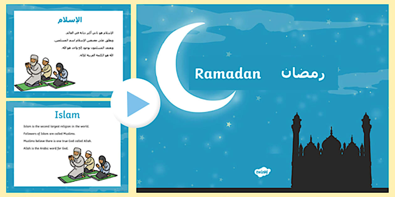 Ramadan Information PowerPoint Arabic/English - ُِEAL EYFS Ramadan