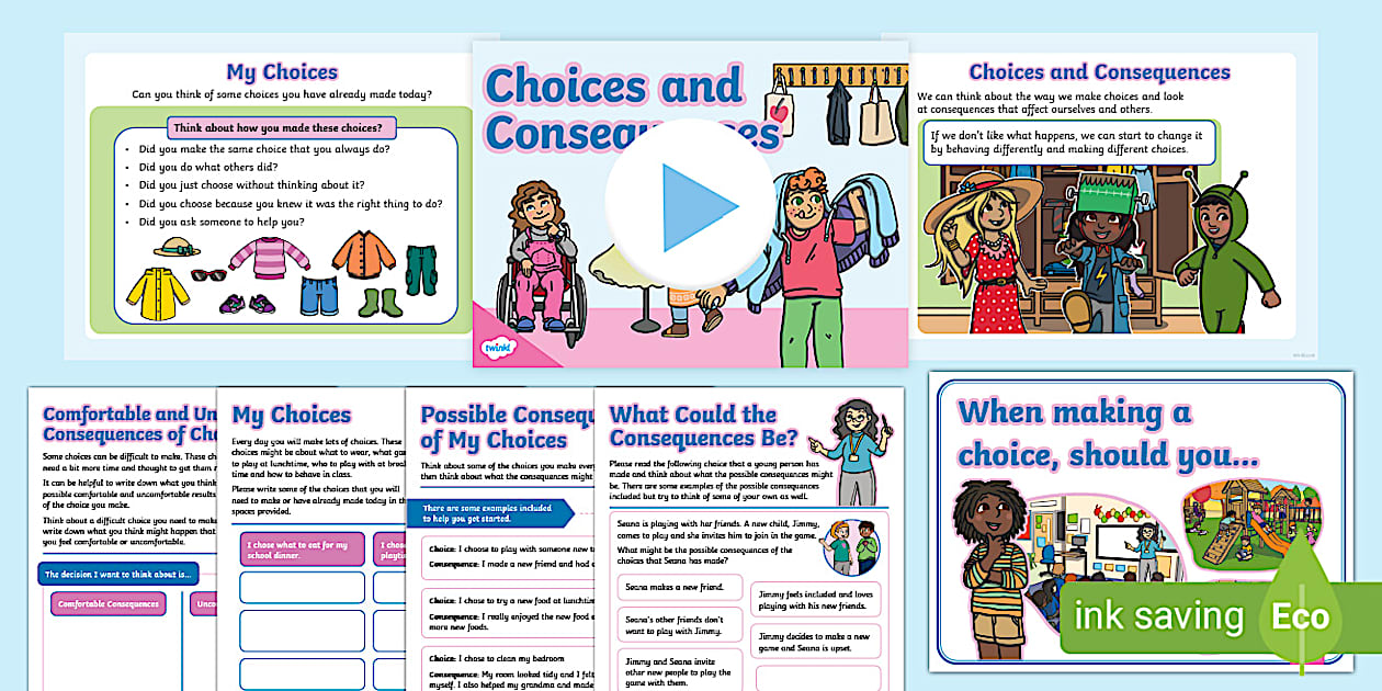 Consequences Resource Pack (teacher made) - Twinkl