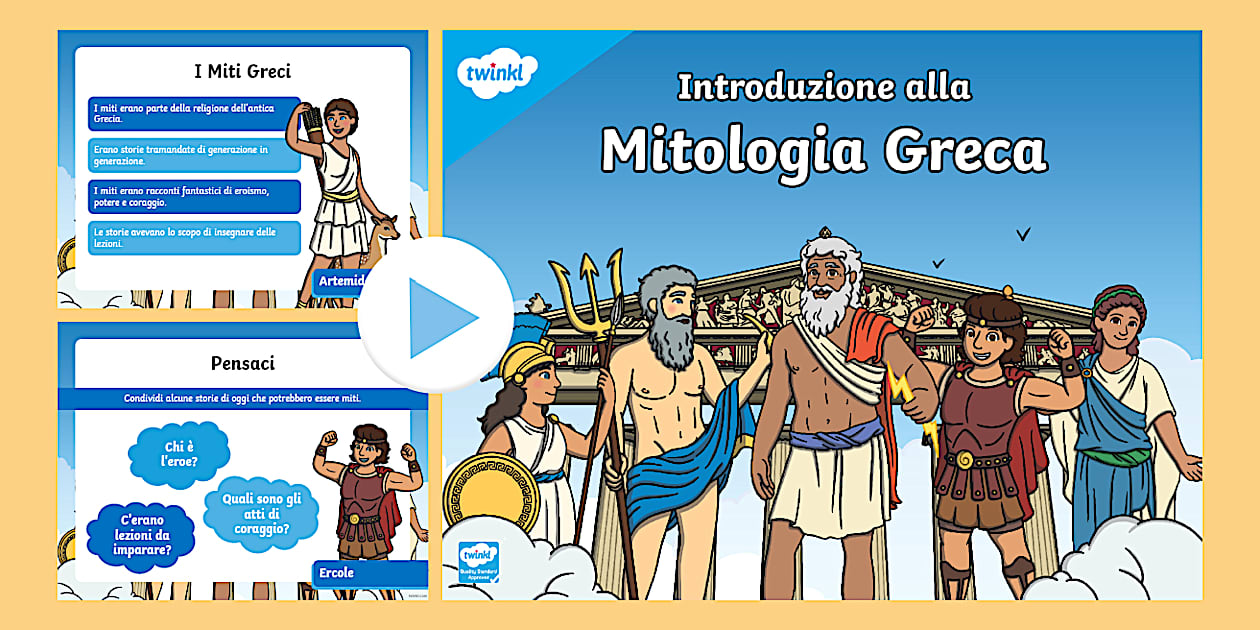 Introduzione alla Mitologia Greca PowerPoint - Twinkl