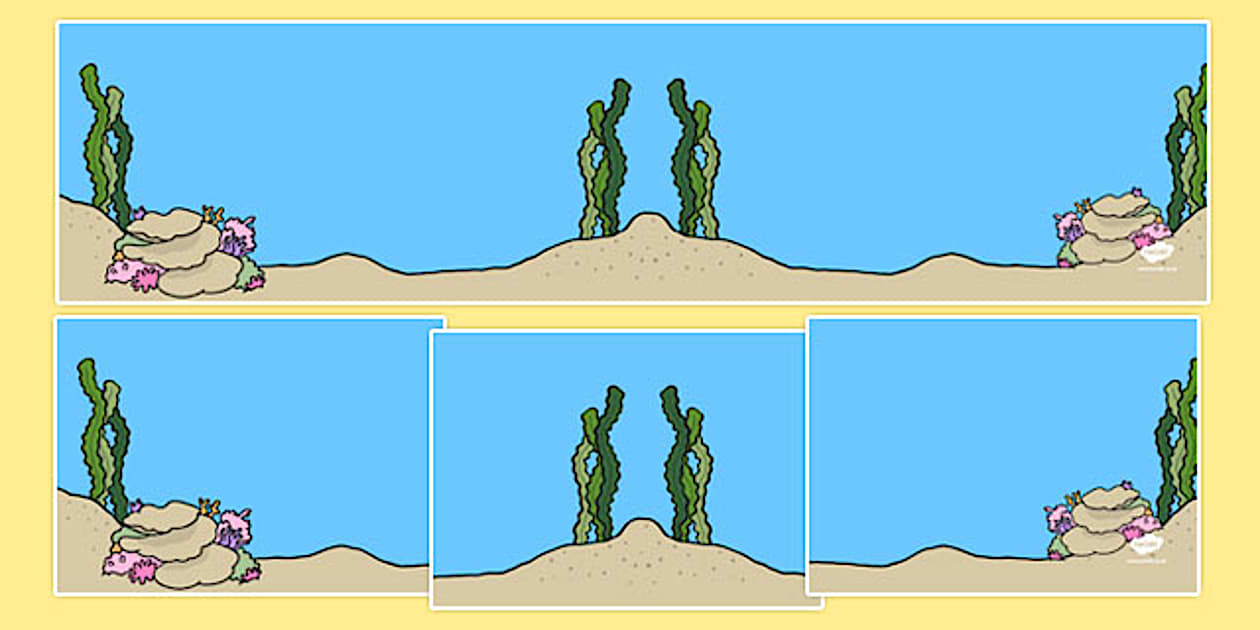 Under the Sea Small World Background - Twinkl