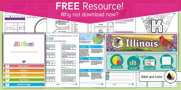 FREE Illinois Teaching Pack (l'enseignant a fait) - Twinkl