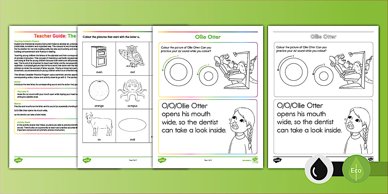 O Sound Phonics Worksheets - Phonics Letter O Worksheets