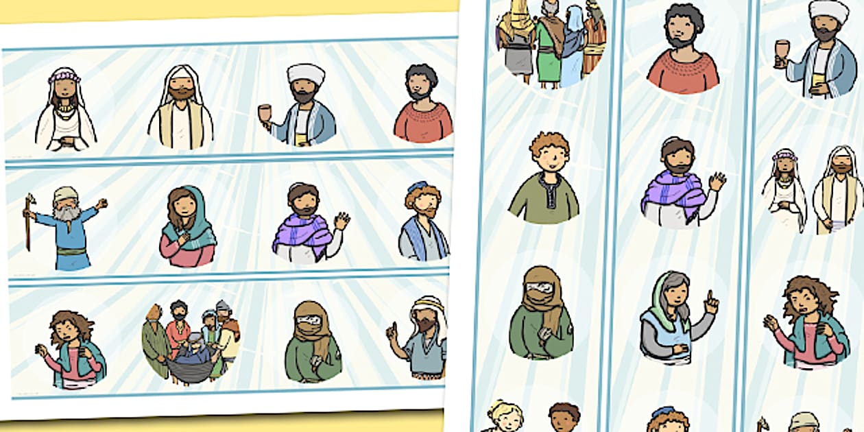 The Miracles of Jesus Bible Stories Bulletin Board Borders