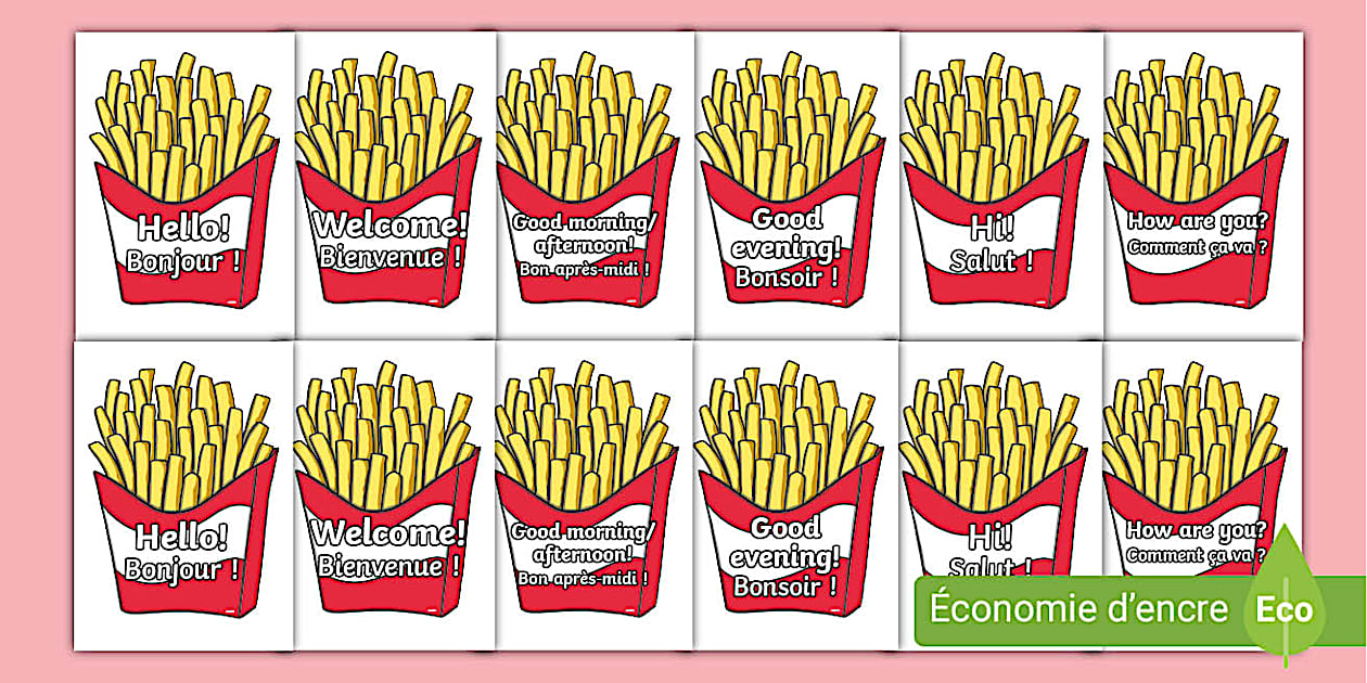 Greetings in French (teacher made) - Twinkl