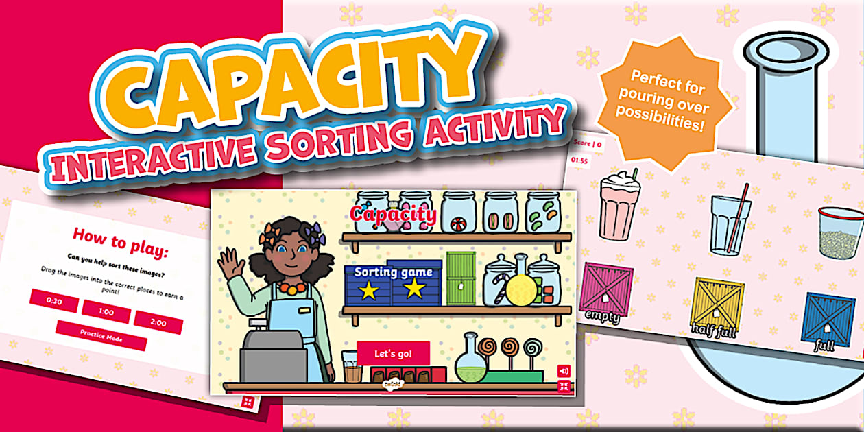 Capacity Interactive Sorting Activity