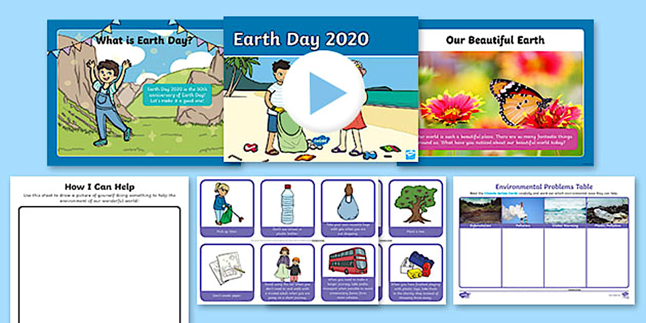 Earth Day Home Learning Pack 5 - 7 (nauczyciel wykonał)