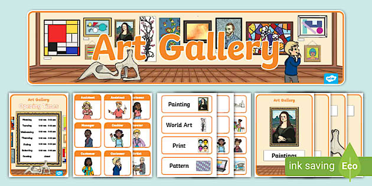 Role Play Art Gallery Resource Pack (teacher made) - Twinkl