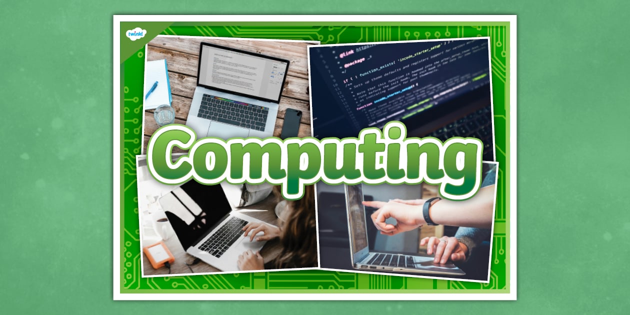 Computing Photo Display Poster (professor feito) - Twinkl