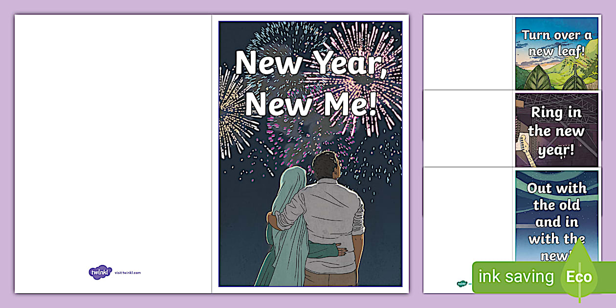 Inspiring New Year Idioms and Phrases Cards | Twinkl Cards