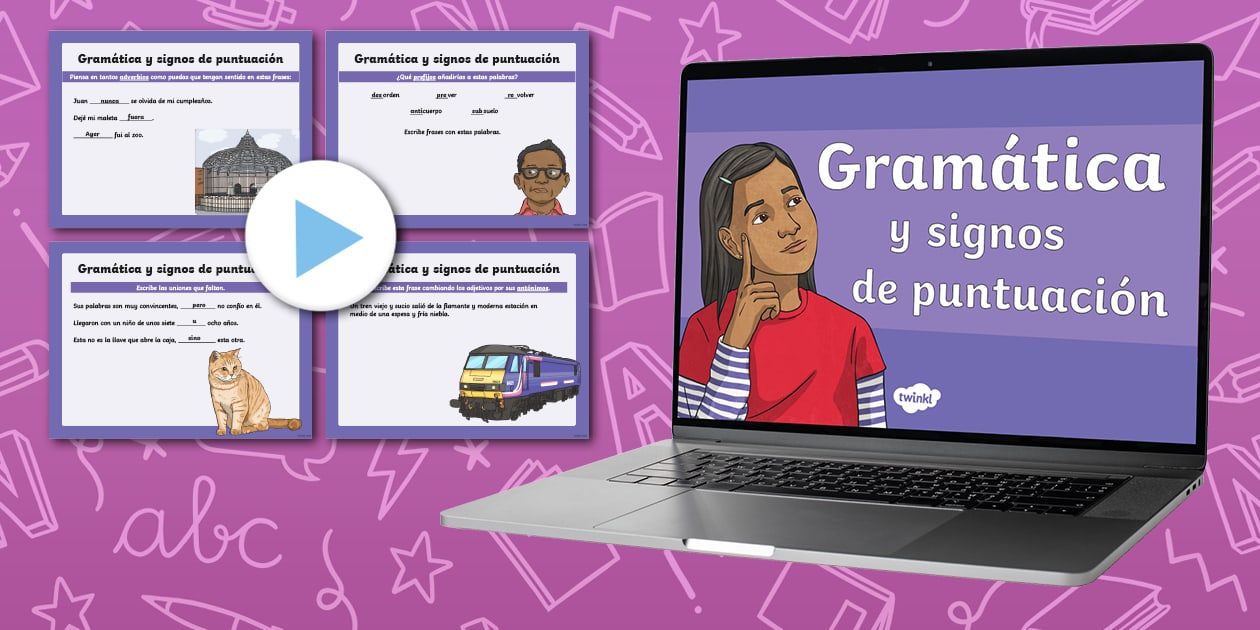 Juego interactivo: Prueba de gramática y signos de puntuación - 5º de ...