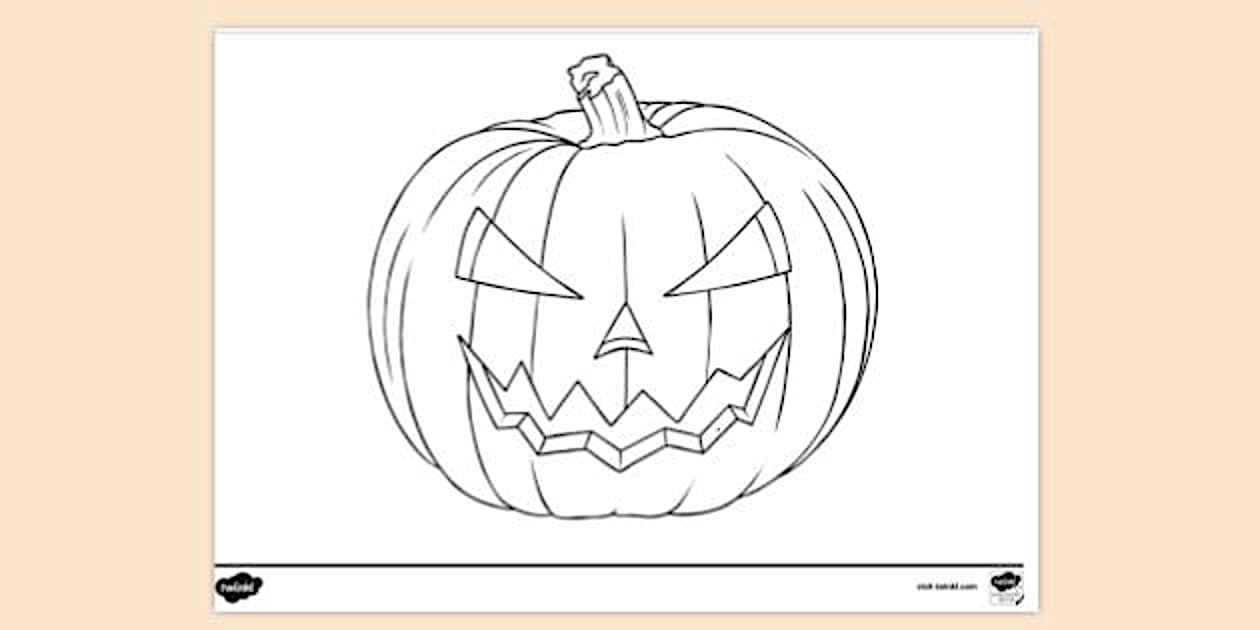 Free Printable Colouring Page Pumpkin | Colouring Sheets