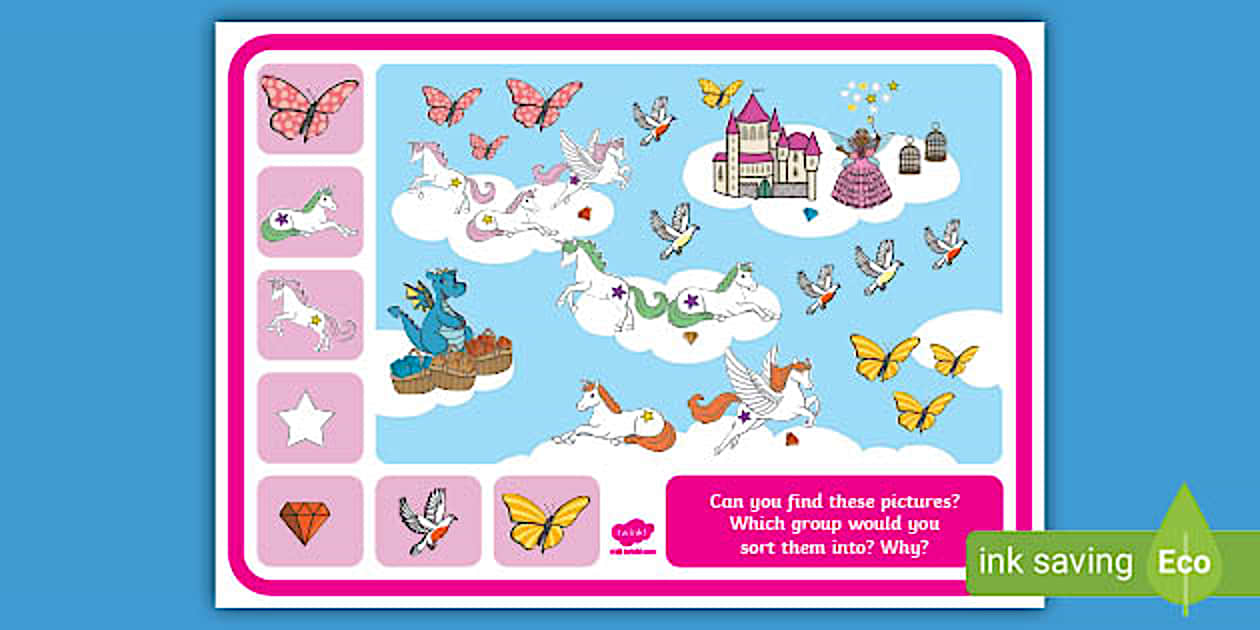 👉 Talk About Sorting into Groups Maths Activity - Twinkl