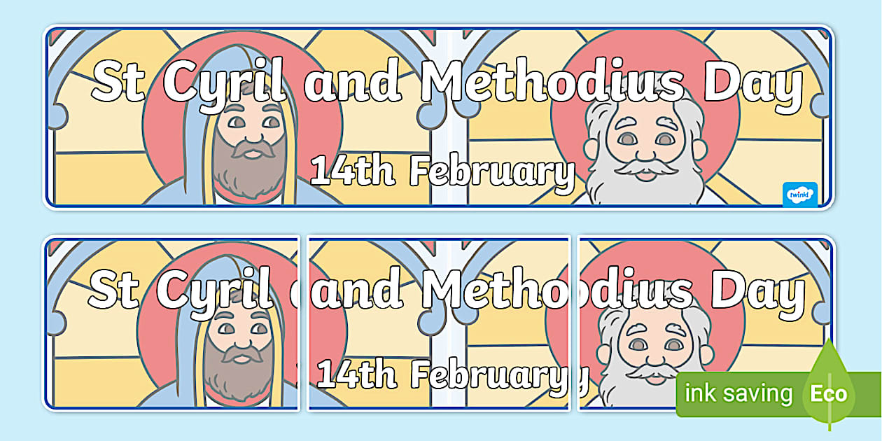 St Cyril and Methodius Day Display Banner | Twinkl - Twinkl