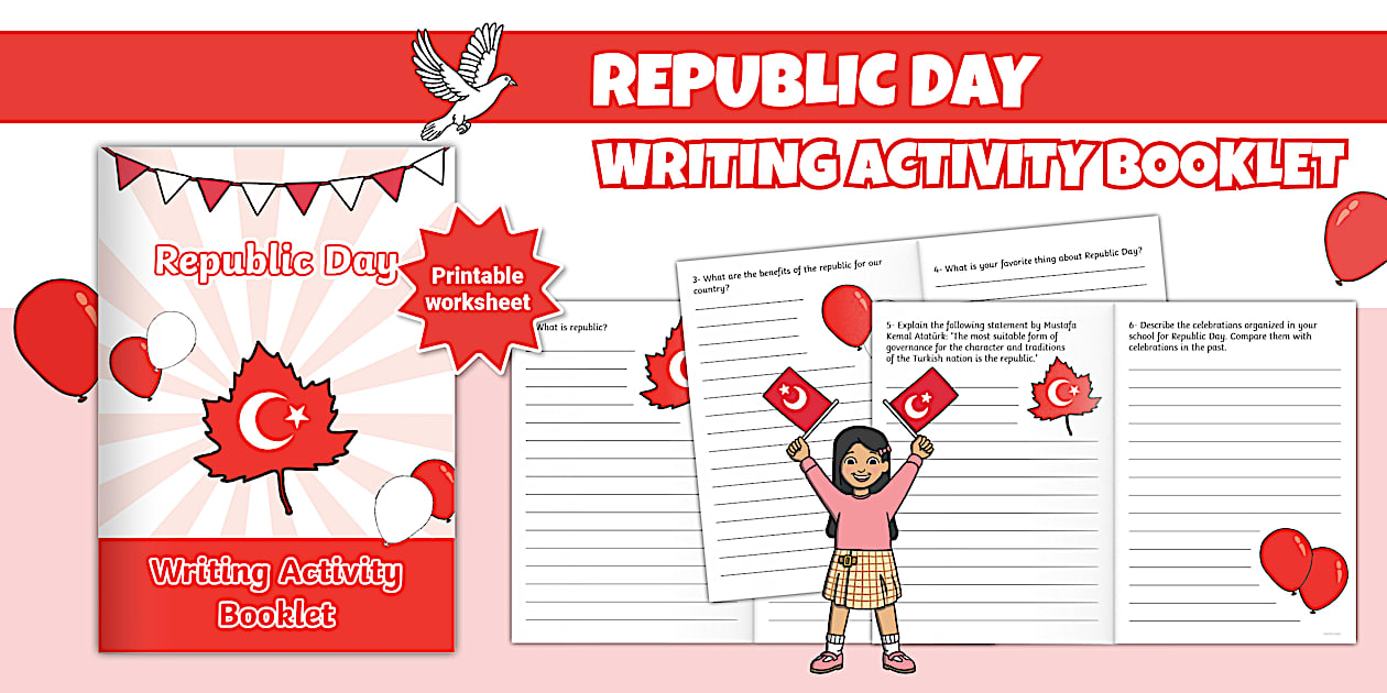 Republic Day Writing Activity Booklet-Twinkl
