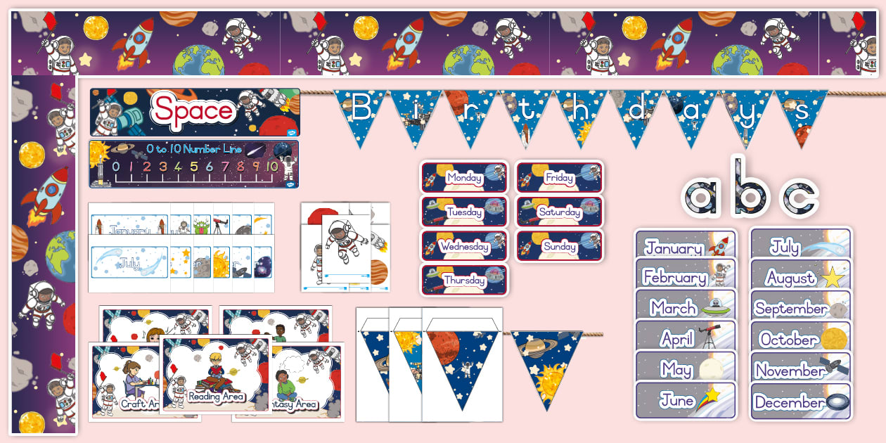 Space-Themed Classroom Display Pack (teacher made) - Twinkl