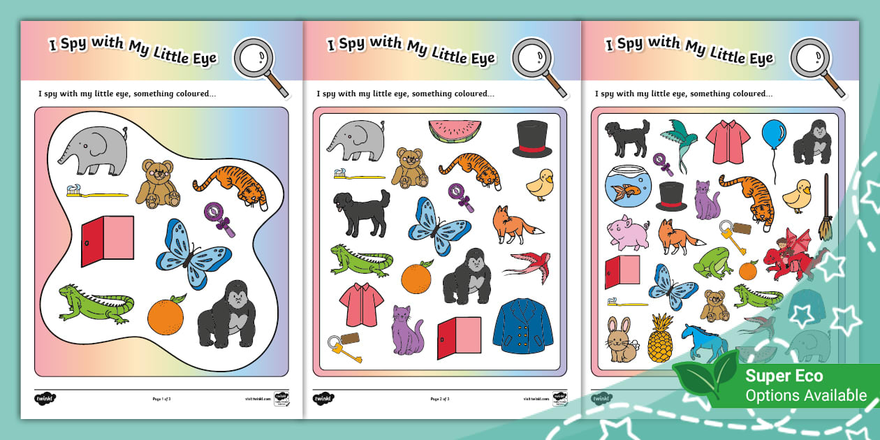 I Spy Colours Activity - Twinkl