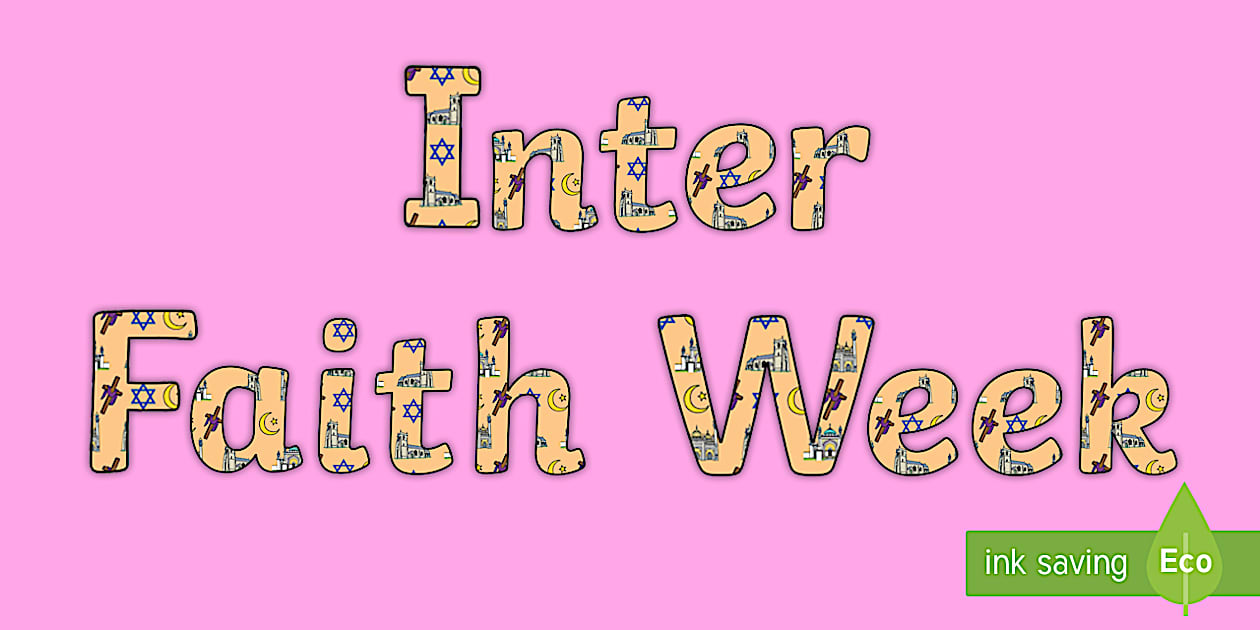 Inter Faith Week Display Lettering (teacher made) - Twinkl