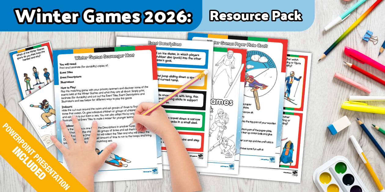 Winter Games 2026 Primary Resource Pack