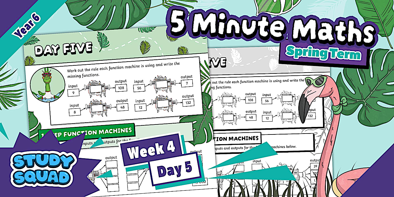 👉 Study Squad 5 Minute Maths - Year 6 Spring - Week 4 Day 5