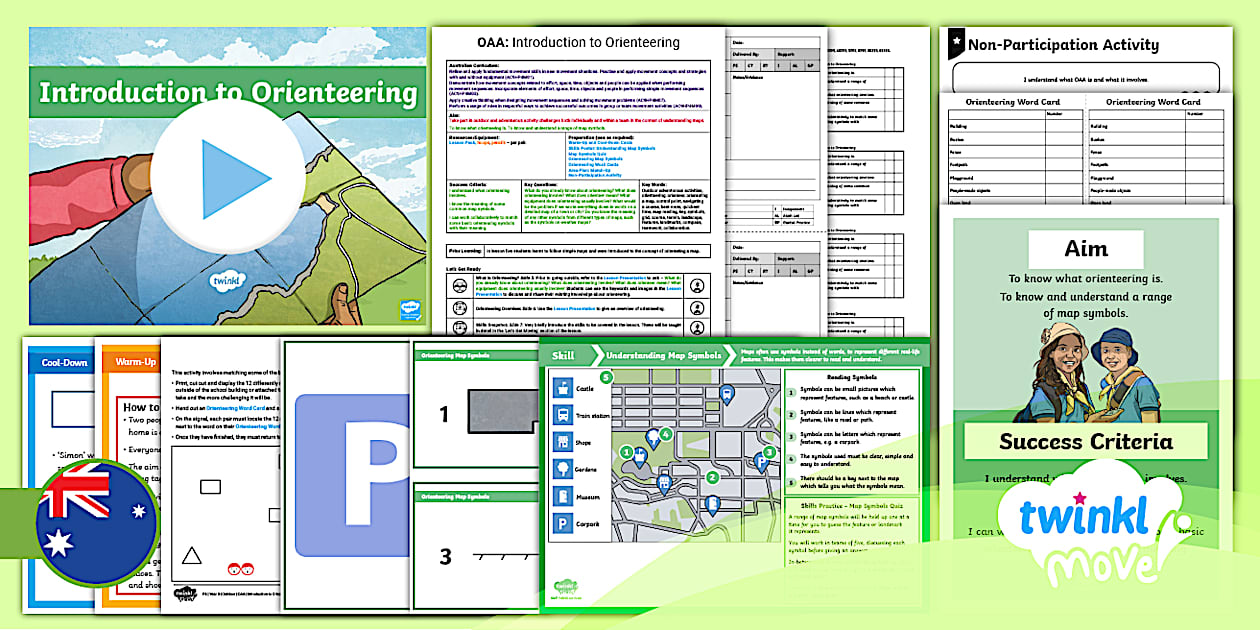 Year 3 OAA Lesson 6 Introduction to Orienteering Lesson Pack