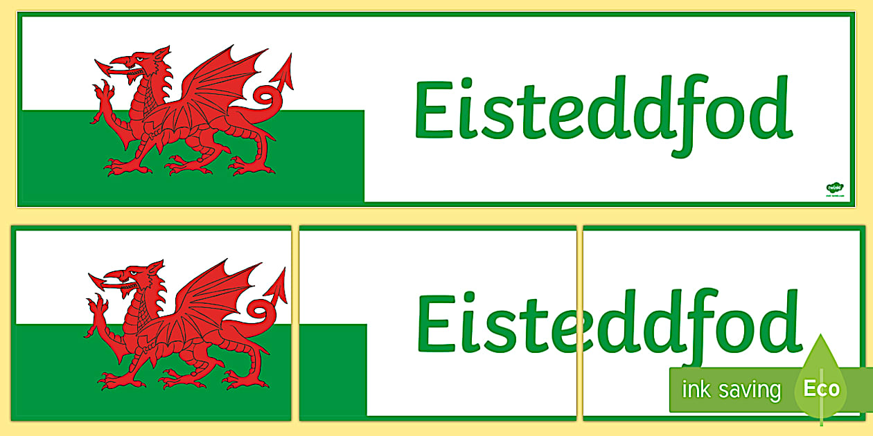 National Eisteddfod Display Banner - Twinkl Primary Resource