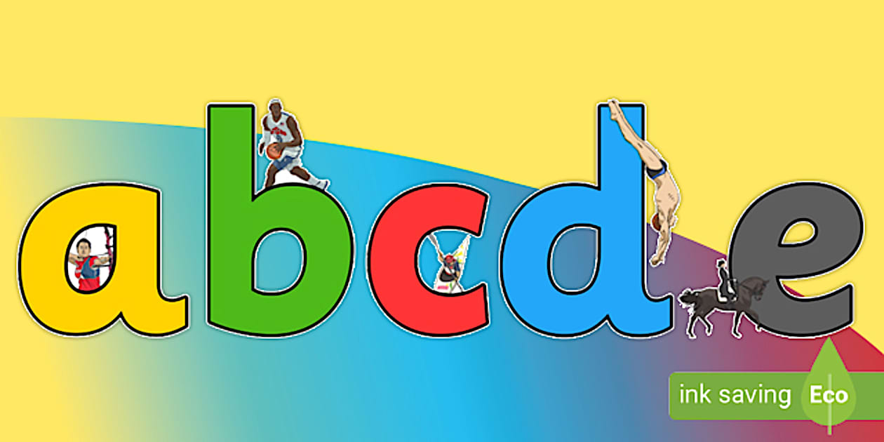 Sports Events Display Lettering (teacher made) - Twinkl