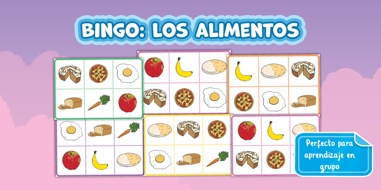 Bingo: Los alimentos