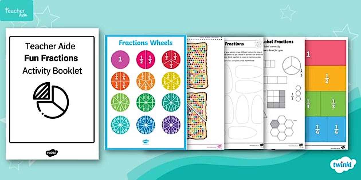 *To-Do*Teacher Aide Fun Fractions Activity Booklet - Twinkl