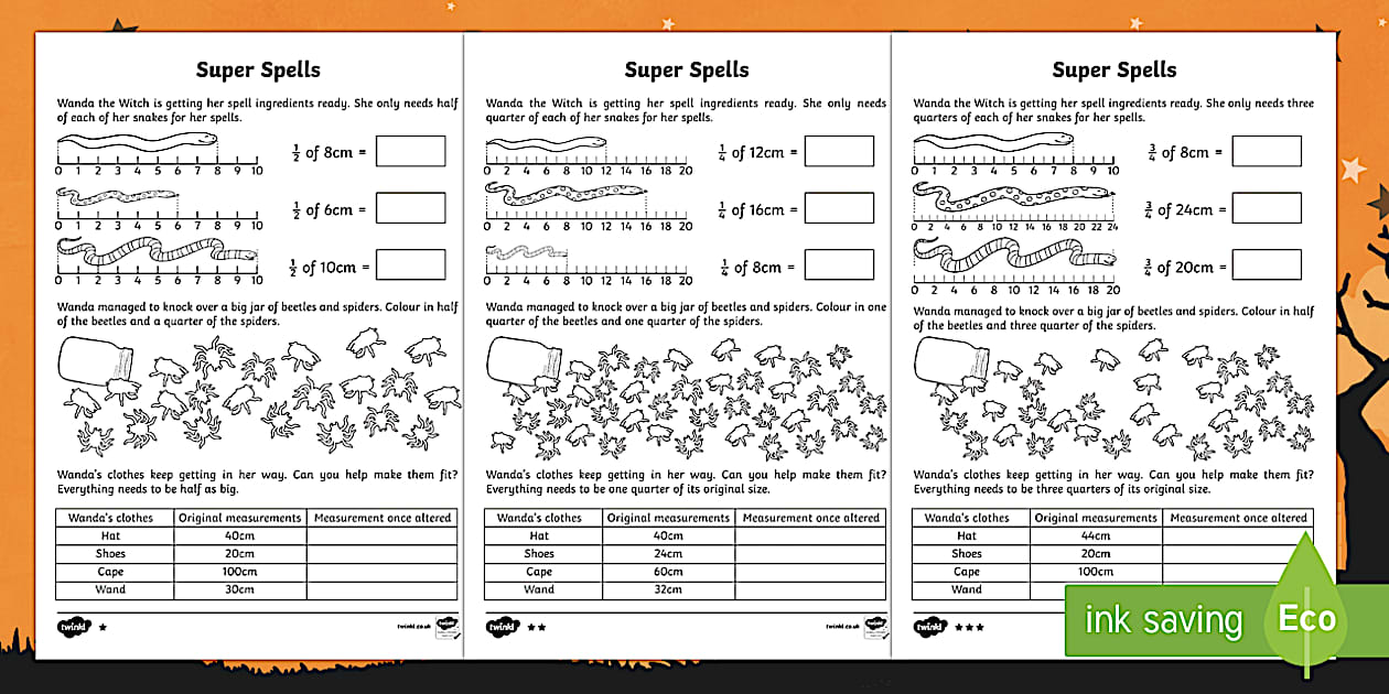 Super Spells Worksheet / Worksheets (teacher made) - Twinkl
