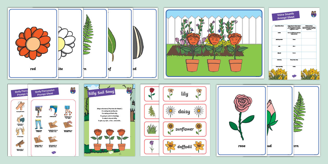 Phonics Level 1 Week 30 - Garden Centre Weekly Learning Pack