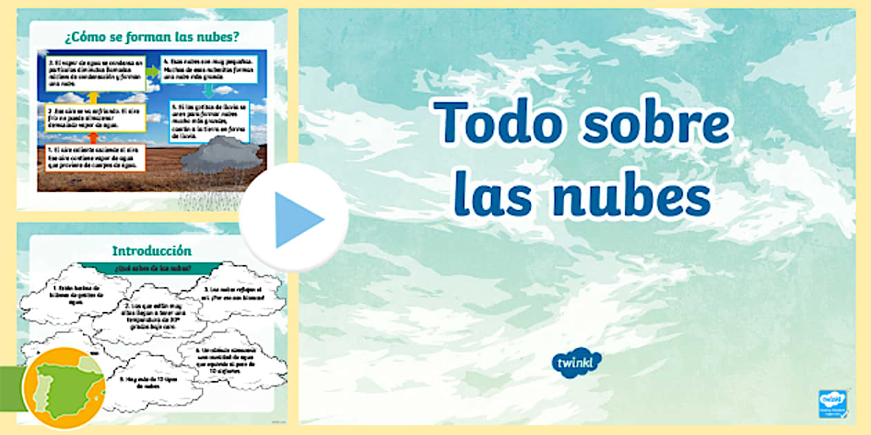 Presentación: Todo sobre las nubes - Twinkl