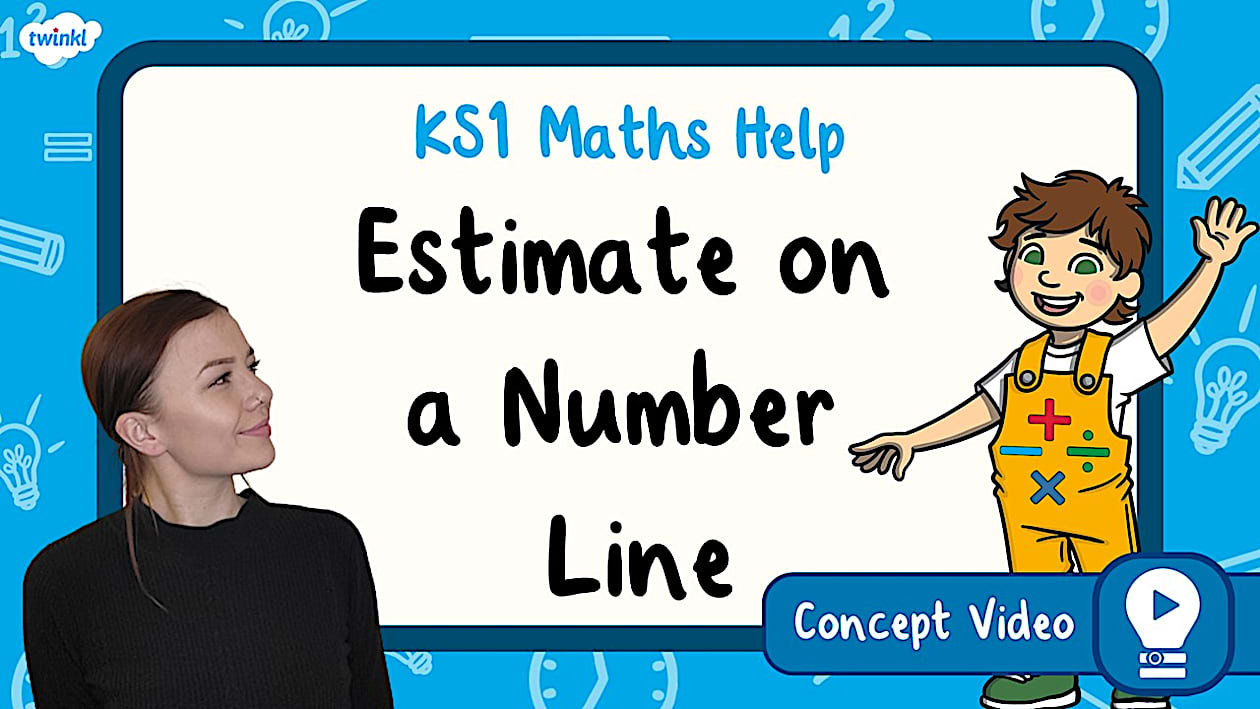 👉 Estimate on a Number Line to 20 | KS1 Maths Concept Video