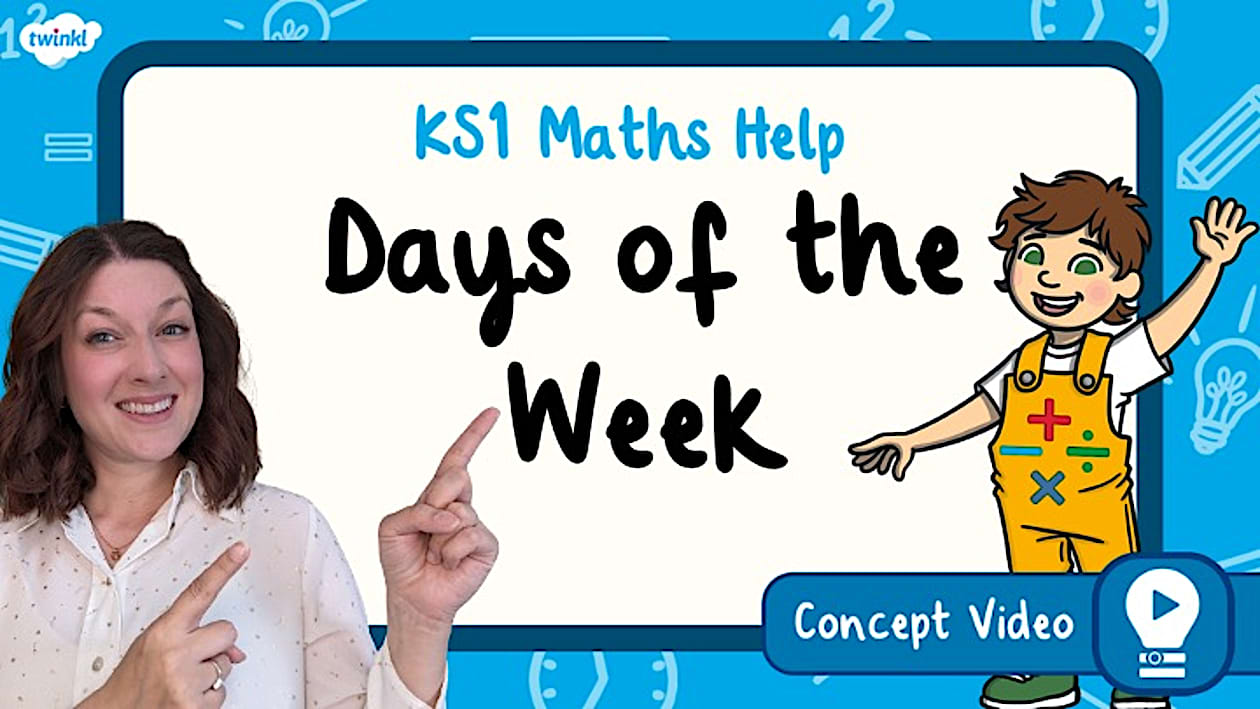 👉 Days of the Week (Time) | KS1 Maths Concept Video