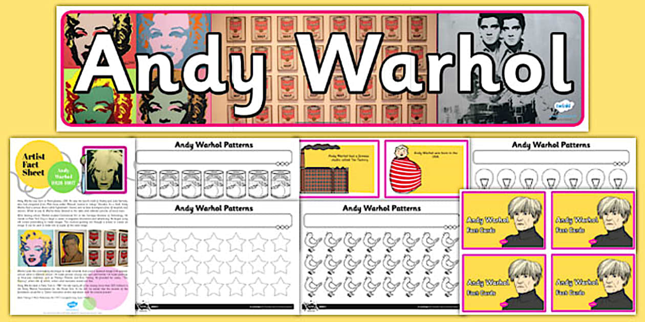 Andy Warhol Artist Inspiration (Teacher-Made) - Twinkl