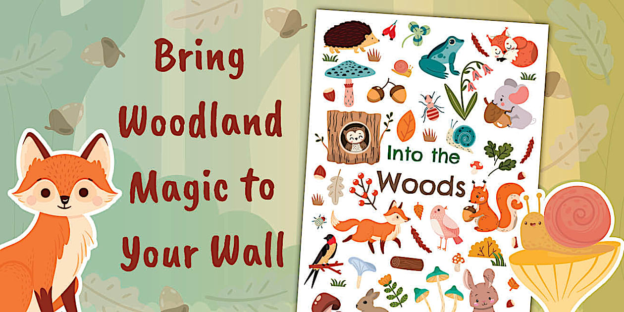 Woodland Animals Print | Twinkl Art Gallery
