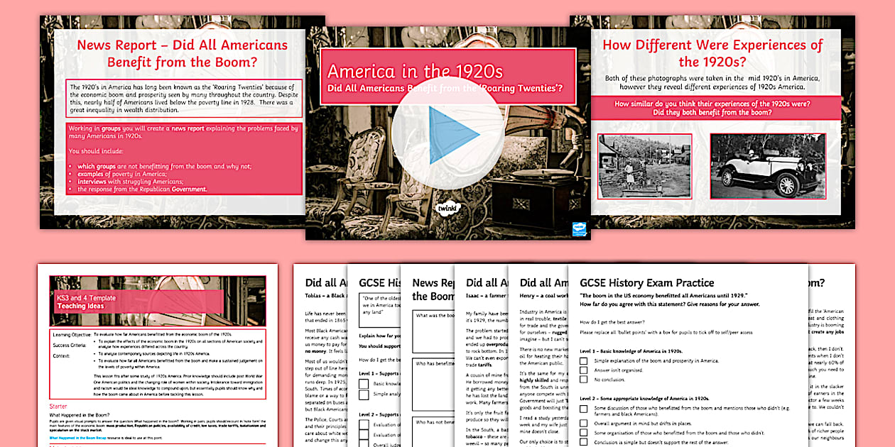 Roaring Twenties | Twinkl Resources (teacher made) - Twinkl