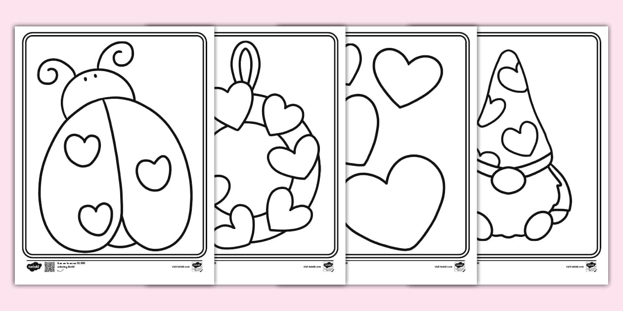 FREE! - My First Valentine's Day Colouring Pack