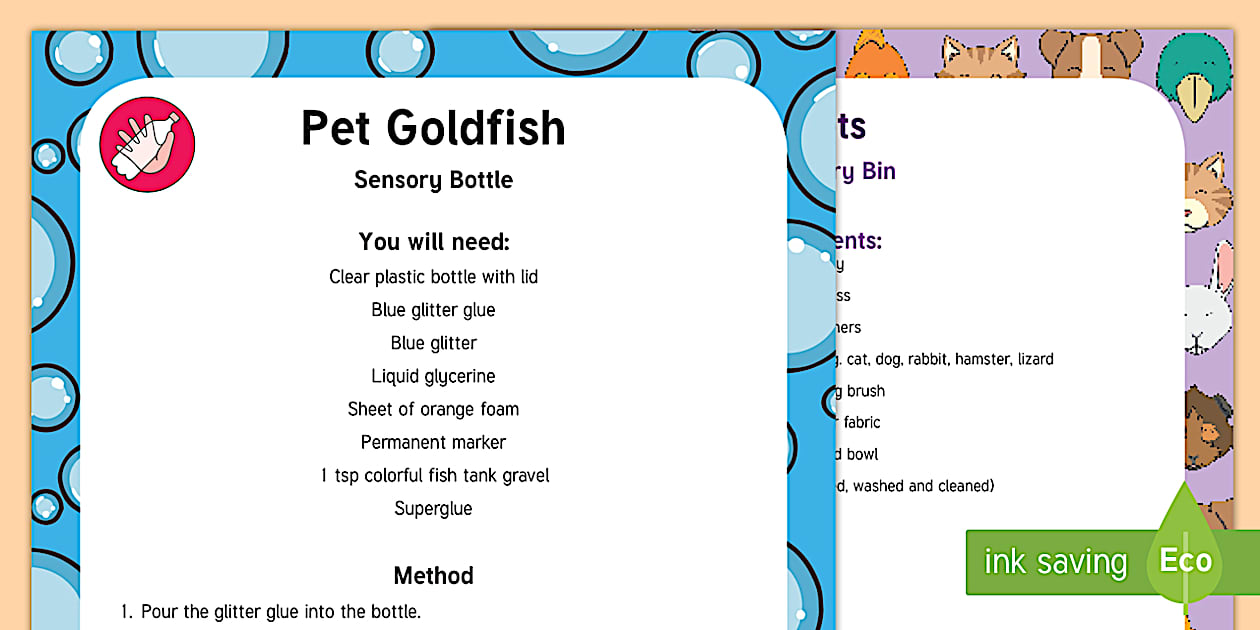 Pets Sensory Bin and Resource Pack (teacher made) - Twinkl